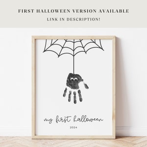 Spider Handprint Craft, Happy Halloween Handprint Craft Printable ...