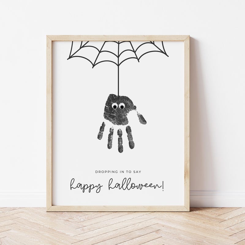 Halloween Handprint Craft - Etsy