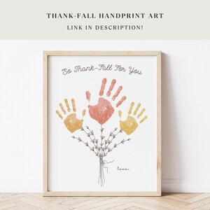 Pumpkin Handprint Craft for Two Kids, Fall Handprint Printable, Cutest ...
