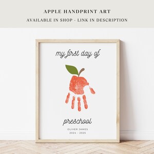 First Day of School Pencil Handprint Craft | Back to School Printable ...