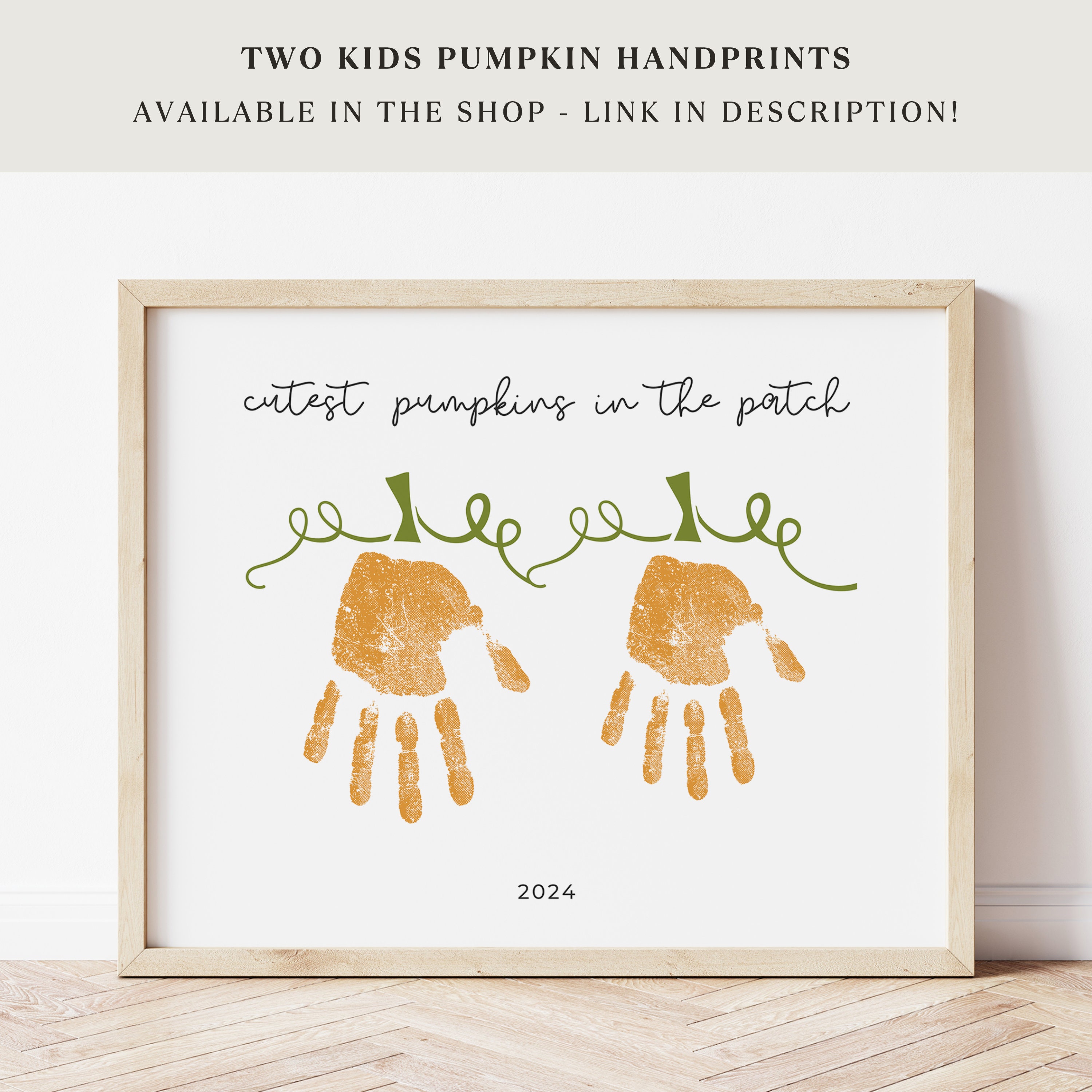 Pumpkin Handprint Craft, Fall Handprint Printable, Cutest Pumpkin in ...