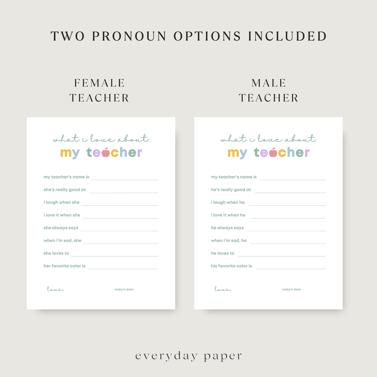 Teacher Questionnaire Interview | Teacher Card From Student | End of ...