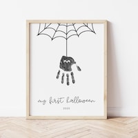 Halloween Handprint Footprint Art Craft / Baby Kids Child Toddler ...