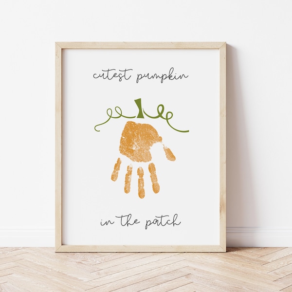 Halloween Handprint Craft - Etsy