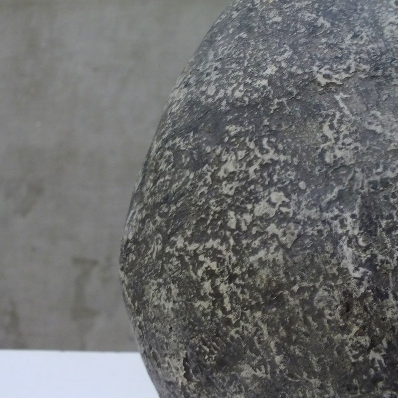 Tamago Rustic Wabi Sabi Vase Textured Papercrete Custom Vase Wabi Sabi ...