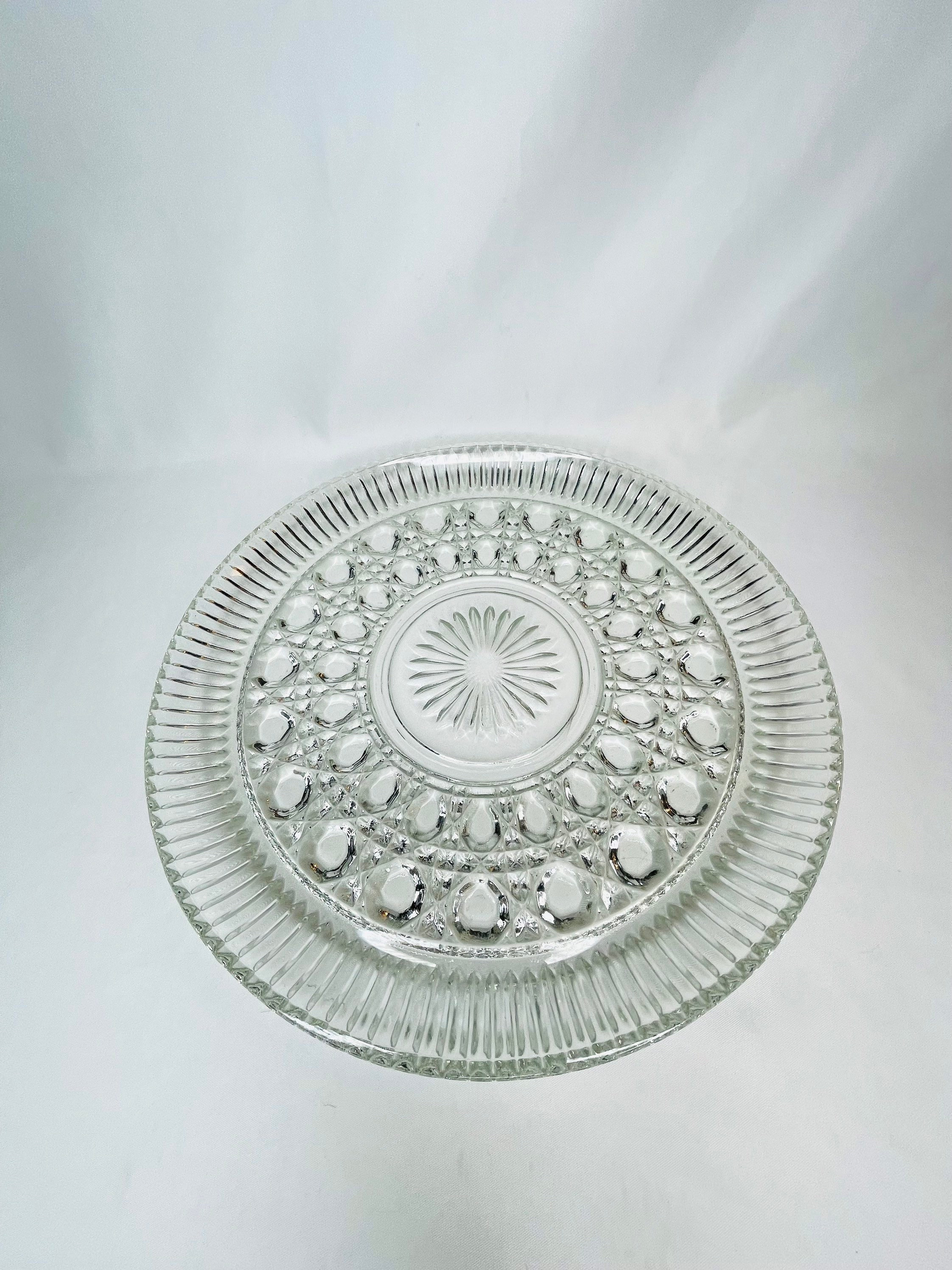 Antique Decorative Glass Serving Dish/serving Platter - Etsy