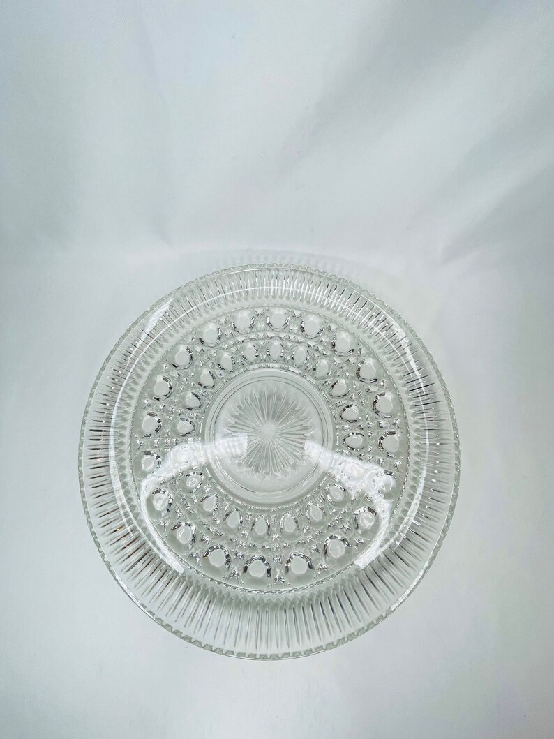 Antique Decorative Glass Serving Dish/serving Platter - Etsy