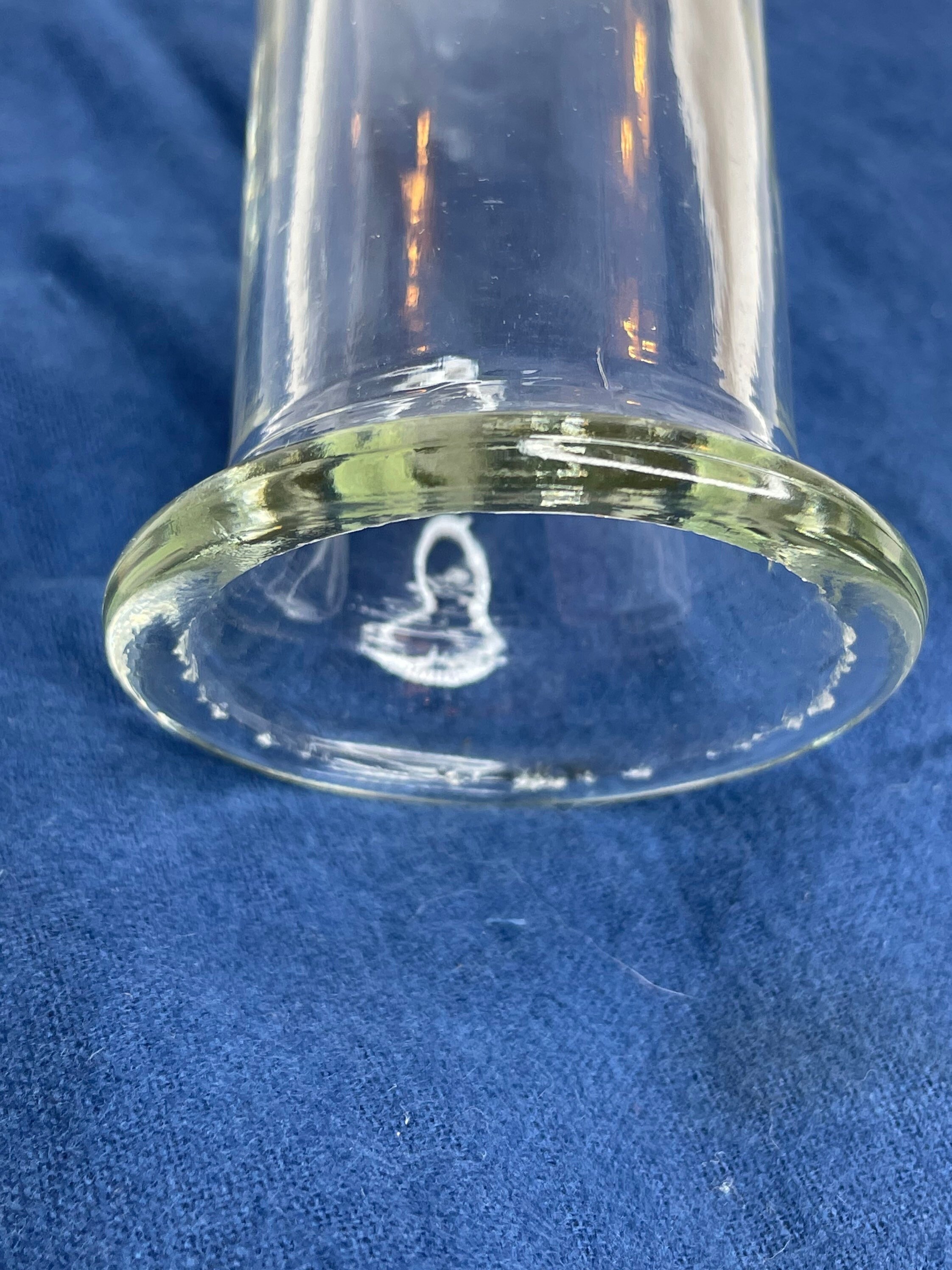 Vintage Etched Glass Nautical Decanter - Etsy