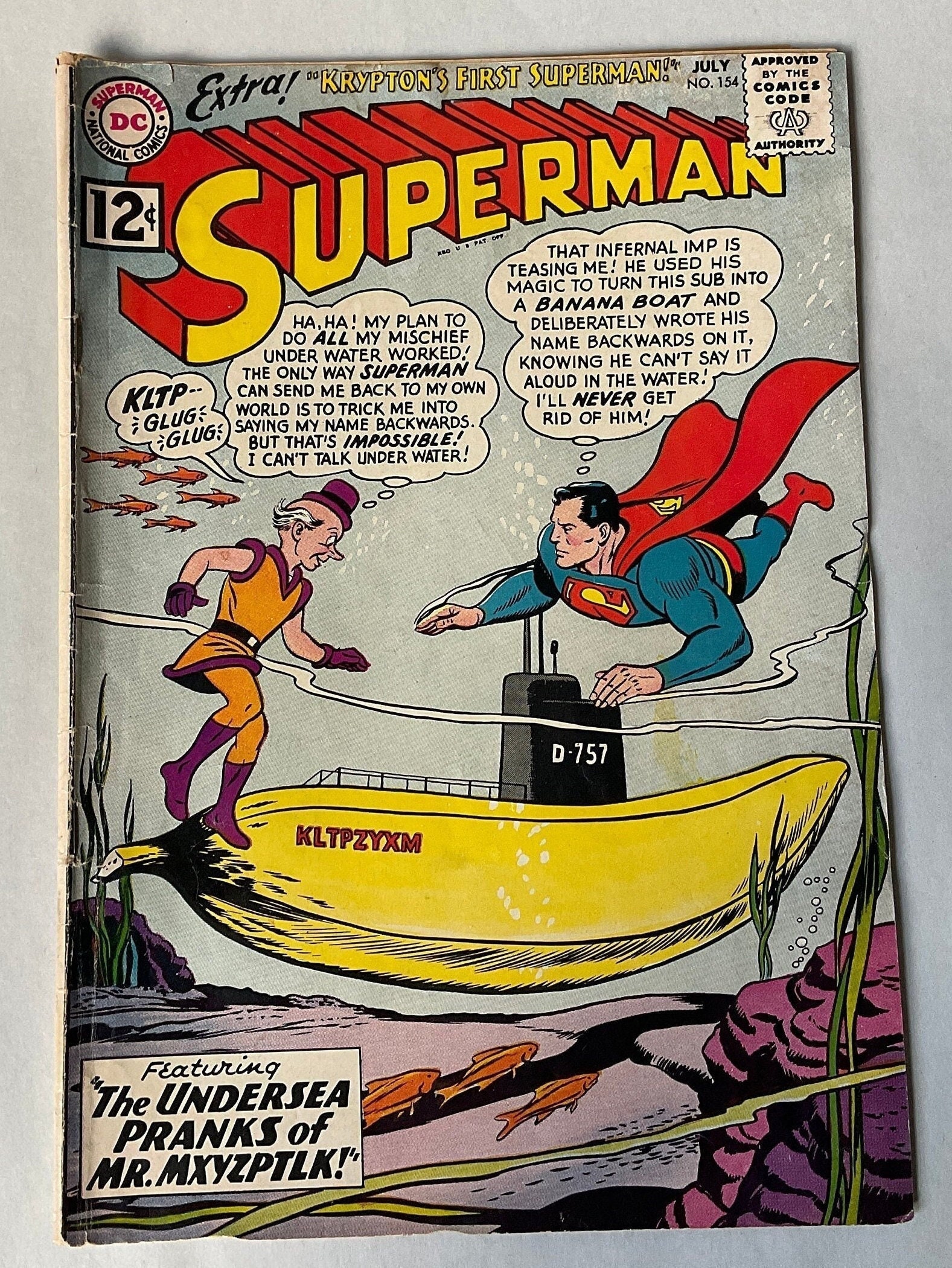 Vintage Superman DC Comics 1961-1964 - Etsy