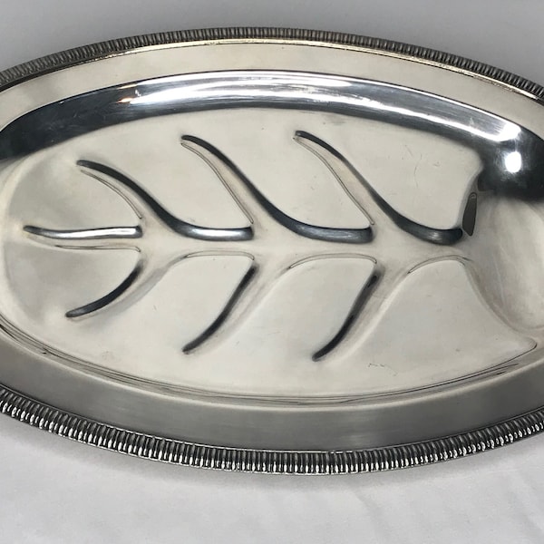 Crescent Silver Tray - Etsy