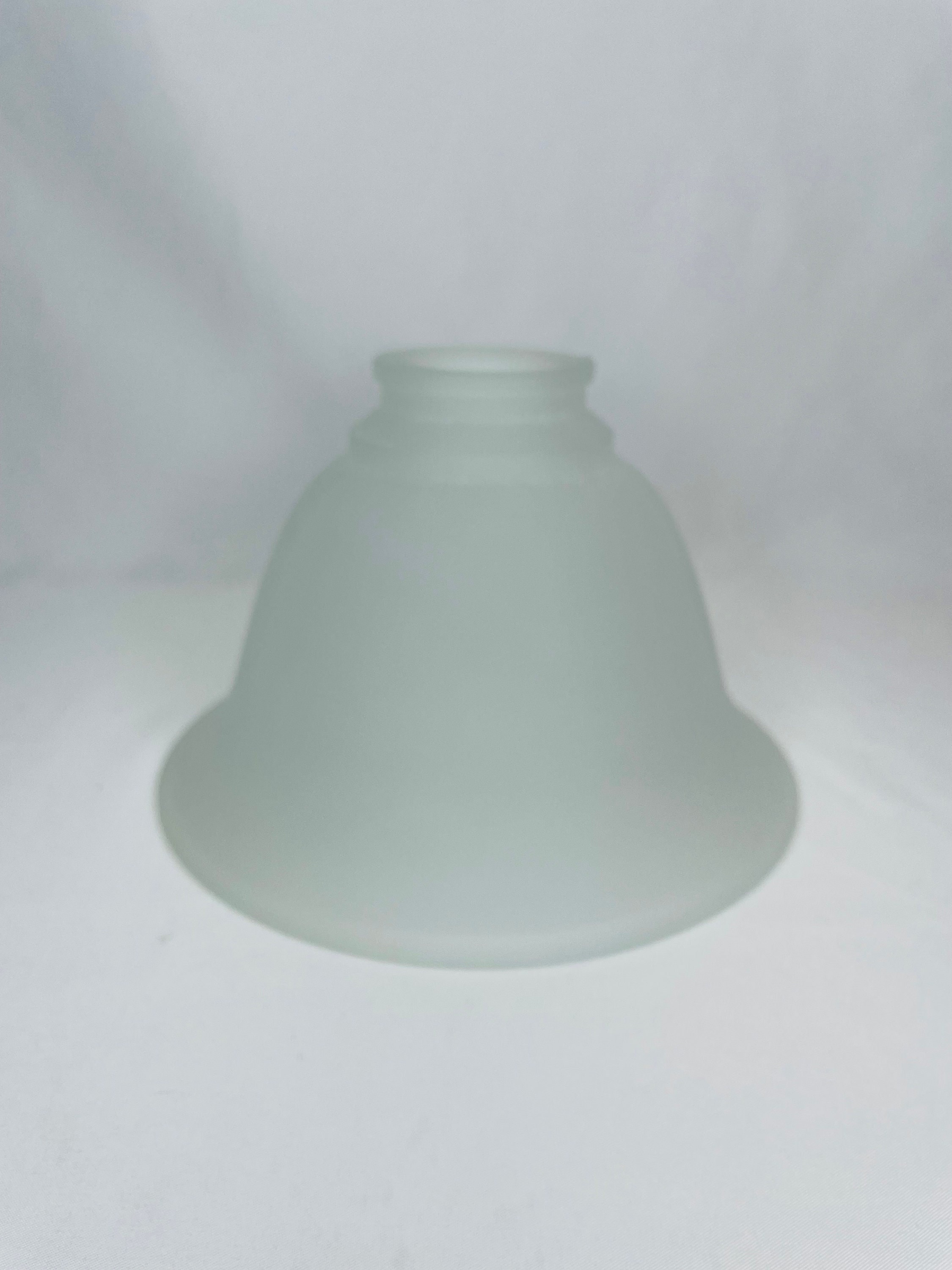 Vintage Frosted Replacement Glass Shade 4 1/2H X 7W 2 1/8base - Etsy
