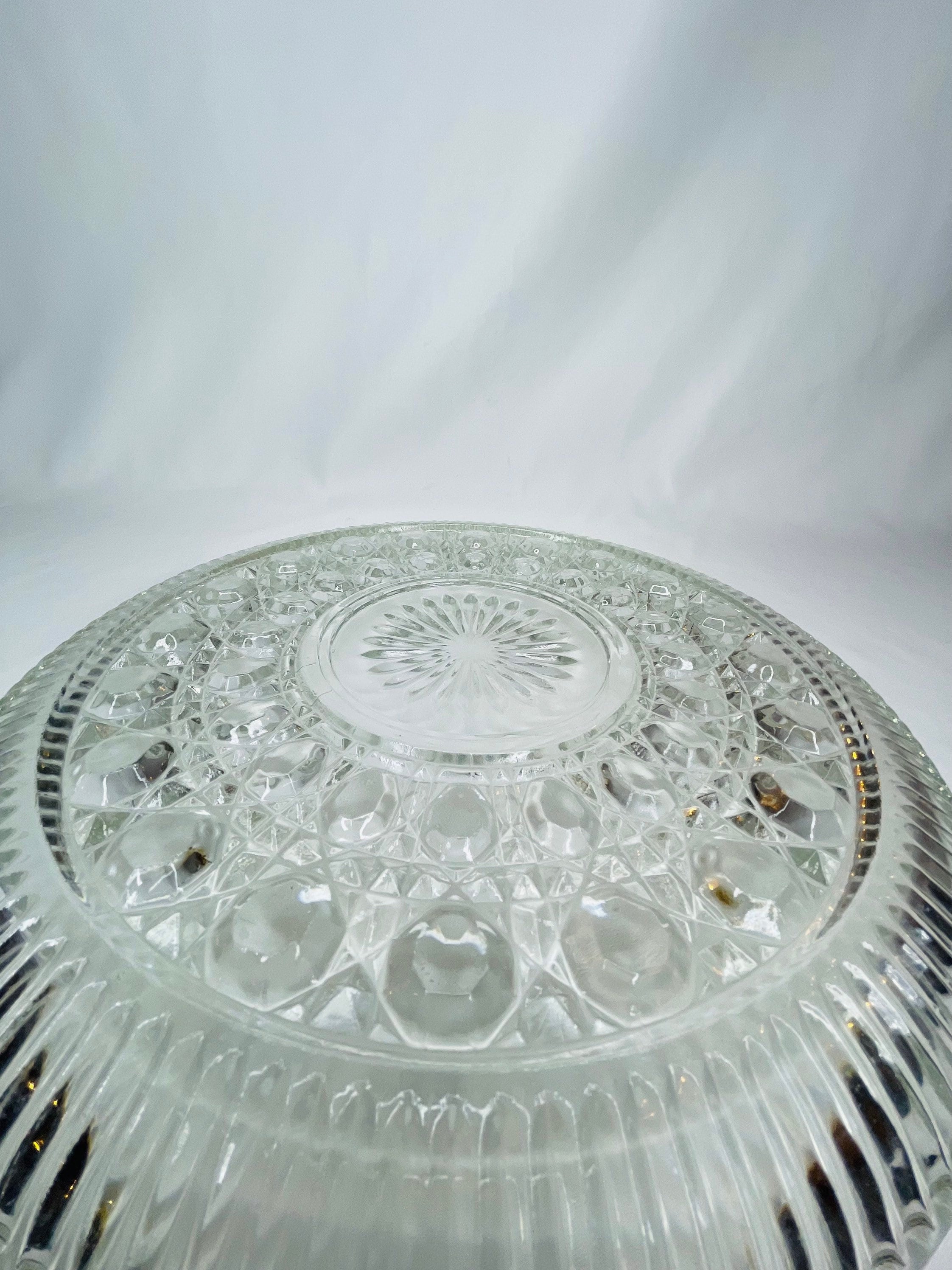 Antique Decorative Glass Serving Dish/serving Platter - Etsy