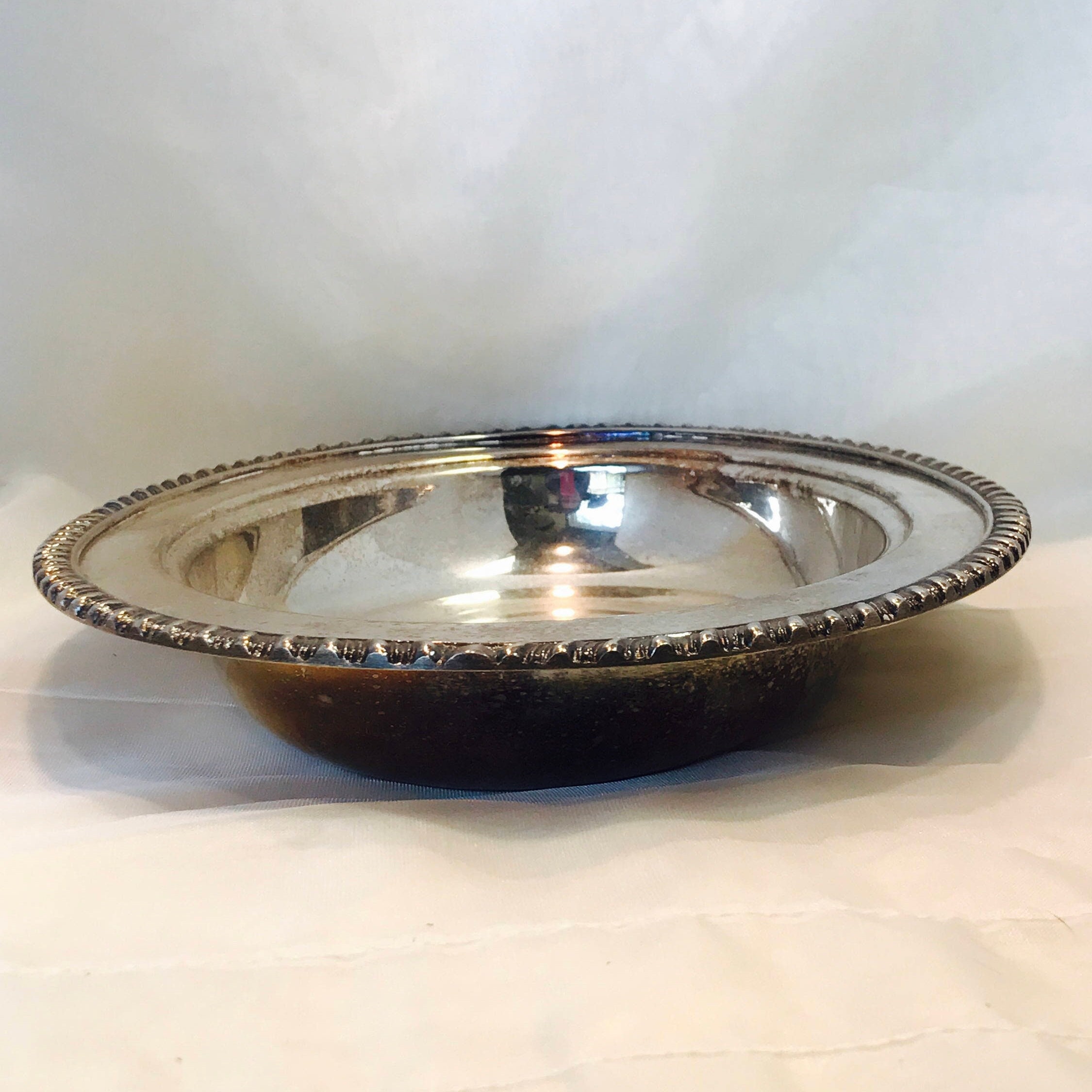 Vintage Oval Silverplate Tray - Etsy