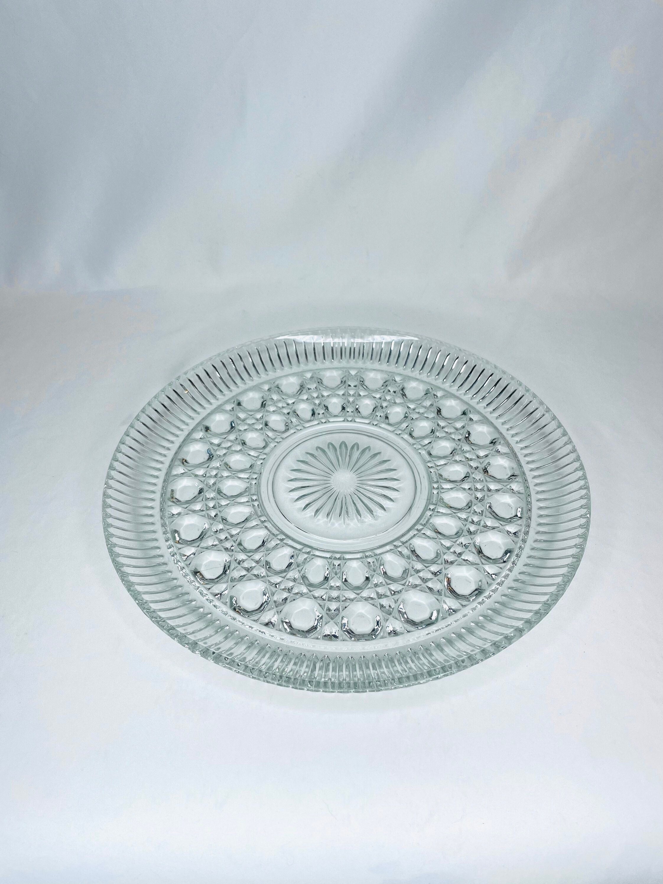 Antique Decorative Glass Serving Dish/serving Platter - Etsy