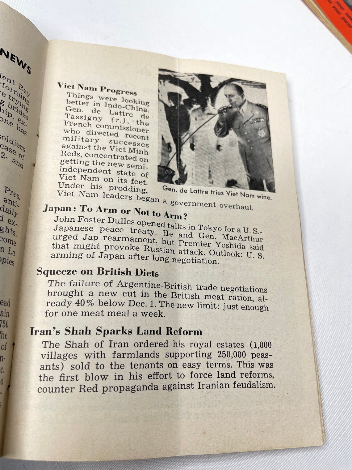 Quick News Weekly Mini Magazines 1950's & 1951 - Etsy