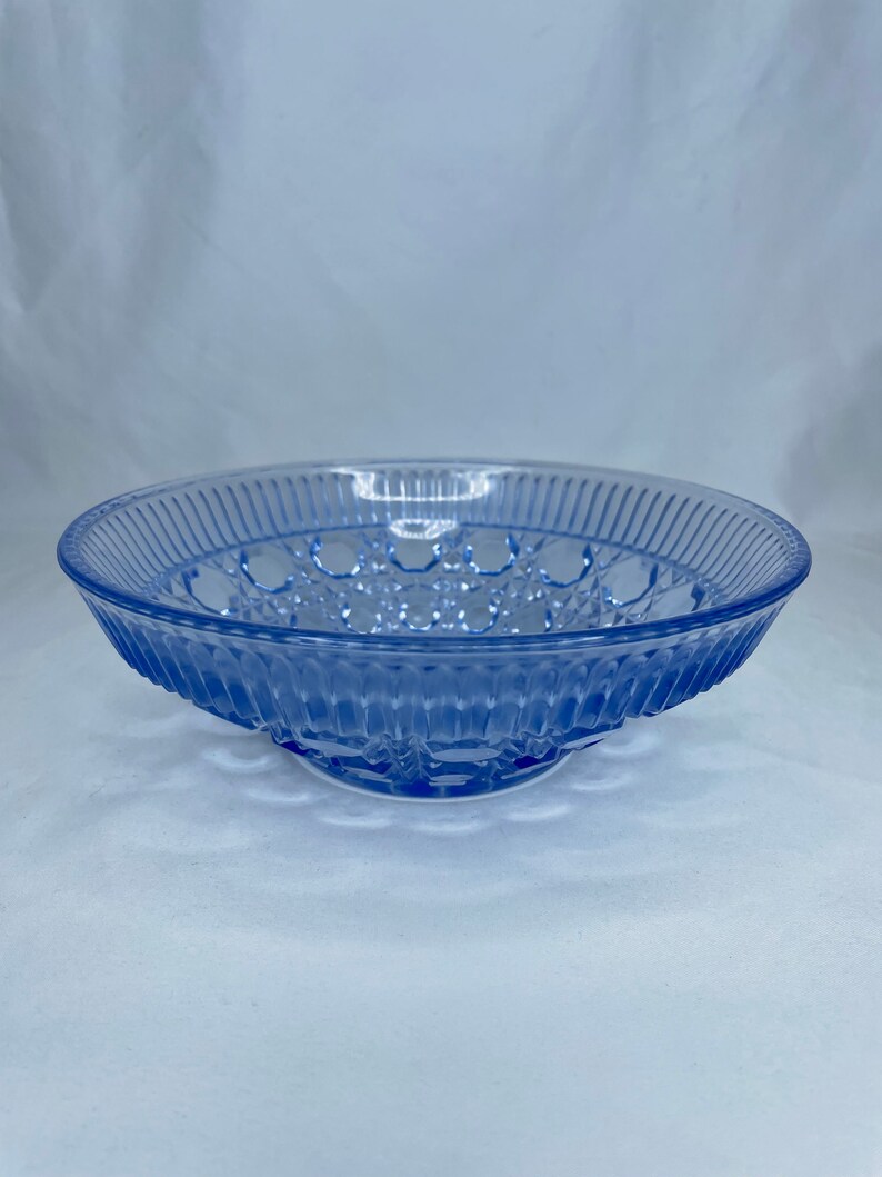 Vintage Blue Opaque Glass Bowl/candy Dish - Etsy