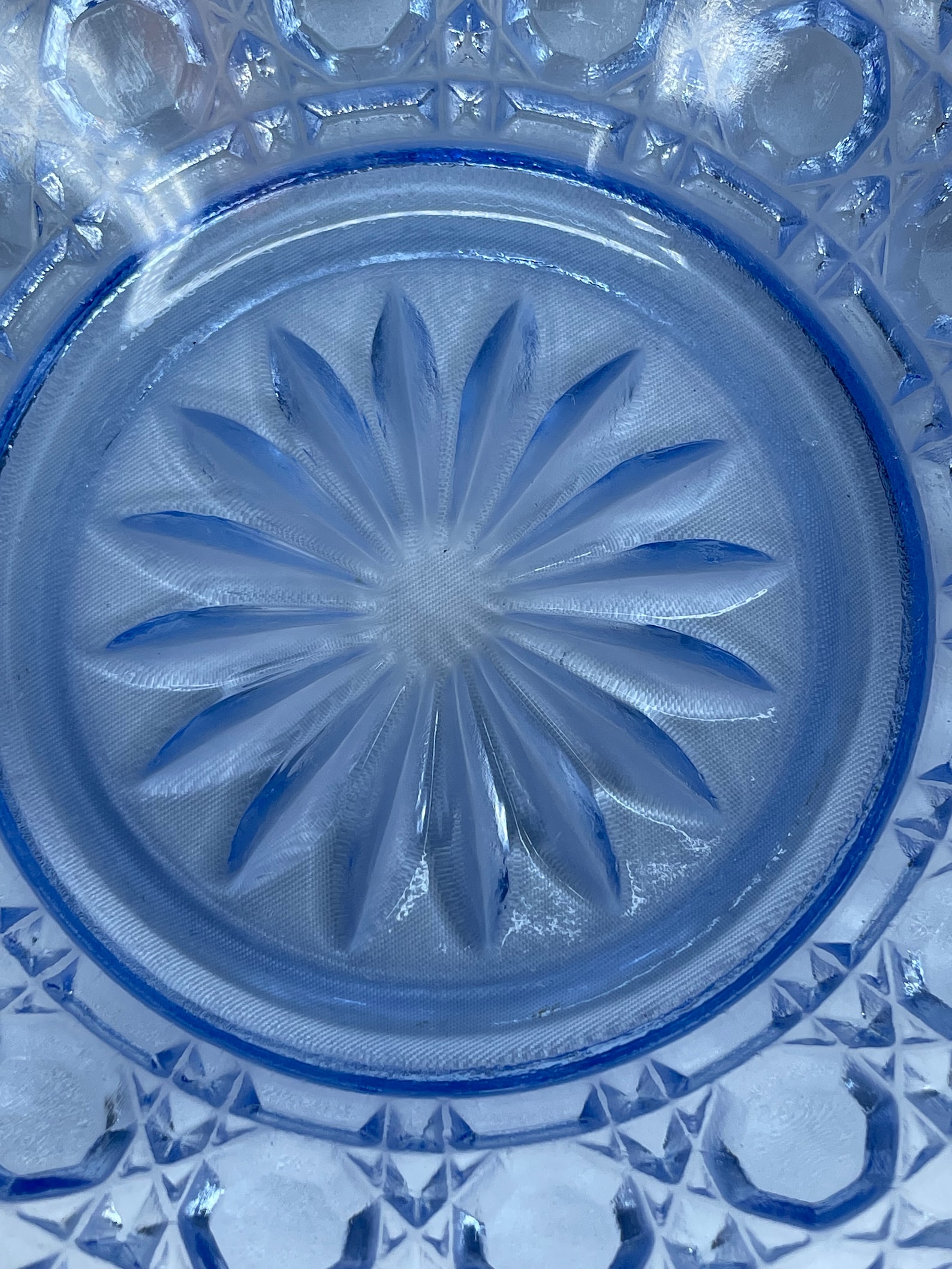 Vintage Blue Opaque Glass Bowl/candy Dish - Etsy