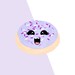 Taro Iced Sugar Cookie Sticker L Kawaii Sticker L Cute Sticker L Anime ...