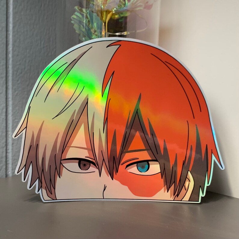 Stickers, Labels & Tags My Hero Academia Todoroki Holographic Stickers ...