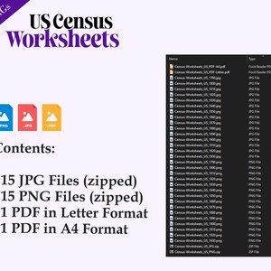Genealogy U.S. Census Worksheets for Ancestry Research 1790-1930 Jpgs ...
