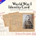 WW1 Identity Card Template: American Expeditionary Forces Genealogy ...