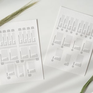 Genealogy Ancestry Pedigree Chart Set in 4 Styles PDF Template Set ...