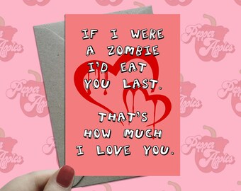 Walking Dead Card | Etsy