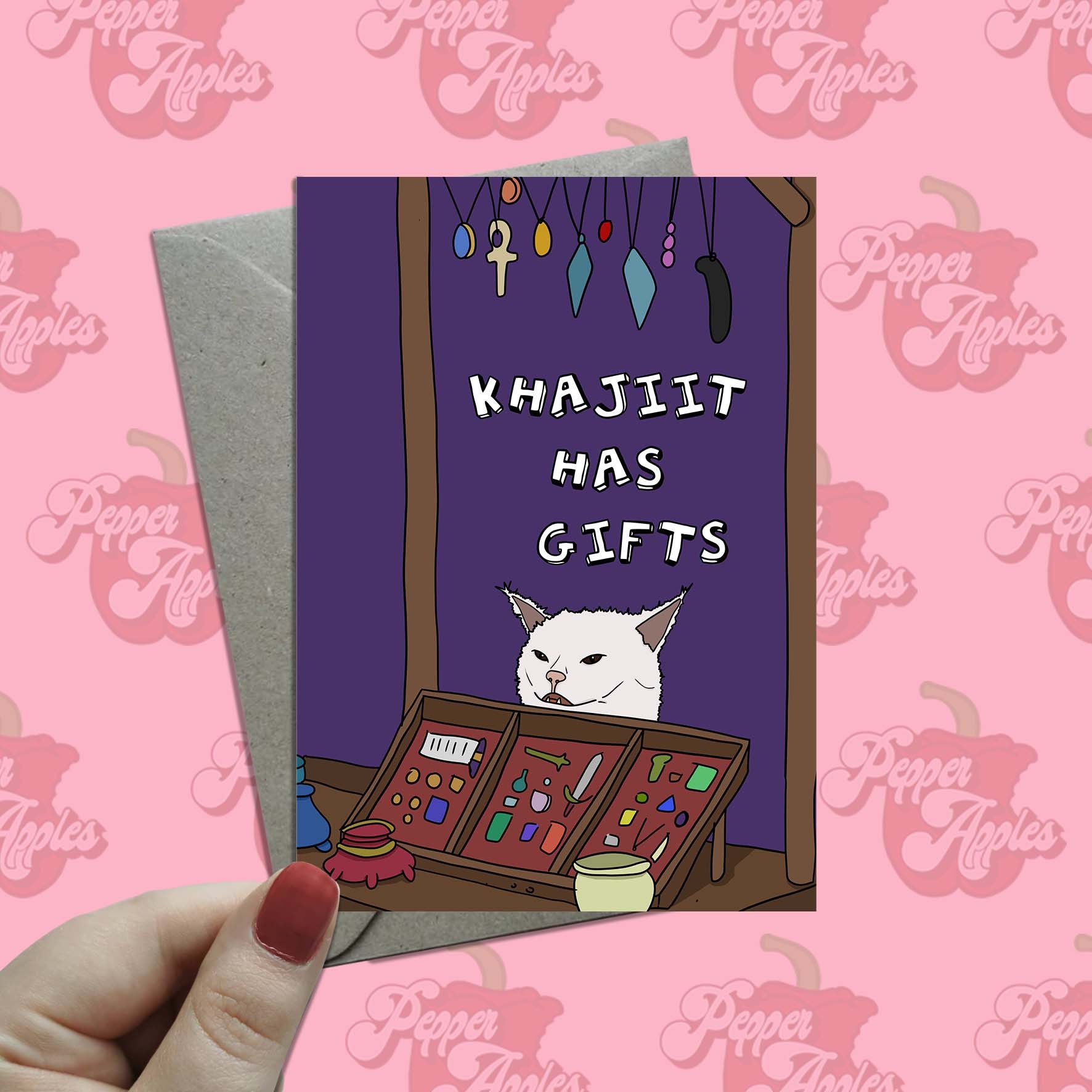 Meme Elder Scrolls Cute Card Birthday Birthday Card Blank Card ...