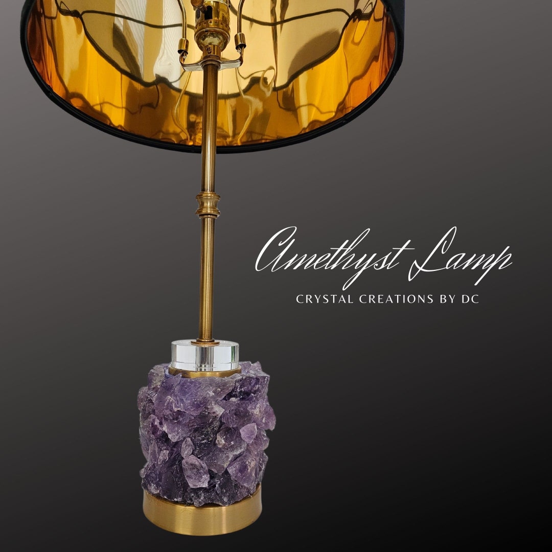 Amethyst Crystal Lamp Base - Etsy