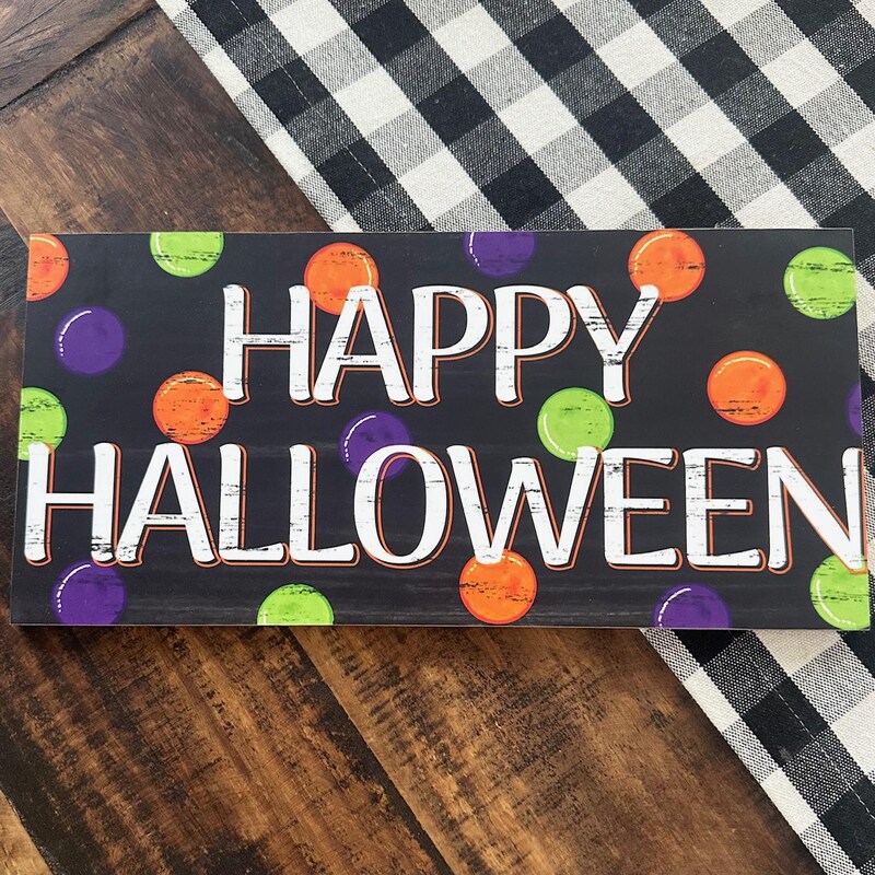 Happy Halloween Sign - Etsy