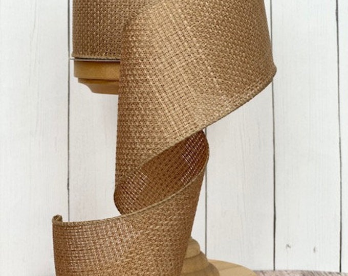 RESTOCKED Royal Burlap Wired Ribbon for Wreaths or Bows 2.5 X 10 YARD ...