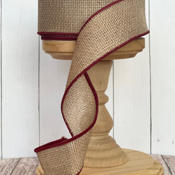 Wired Burlap Ribbon - Etsy