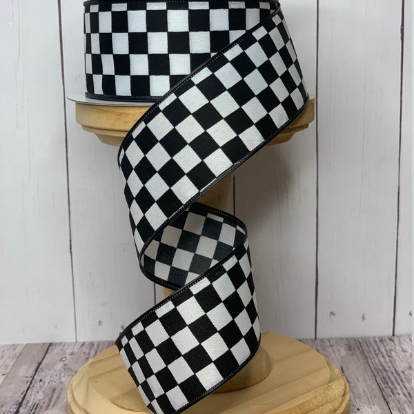 Checkered Ribbon - Etsy