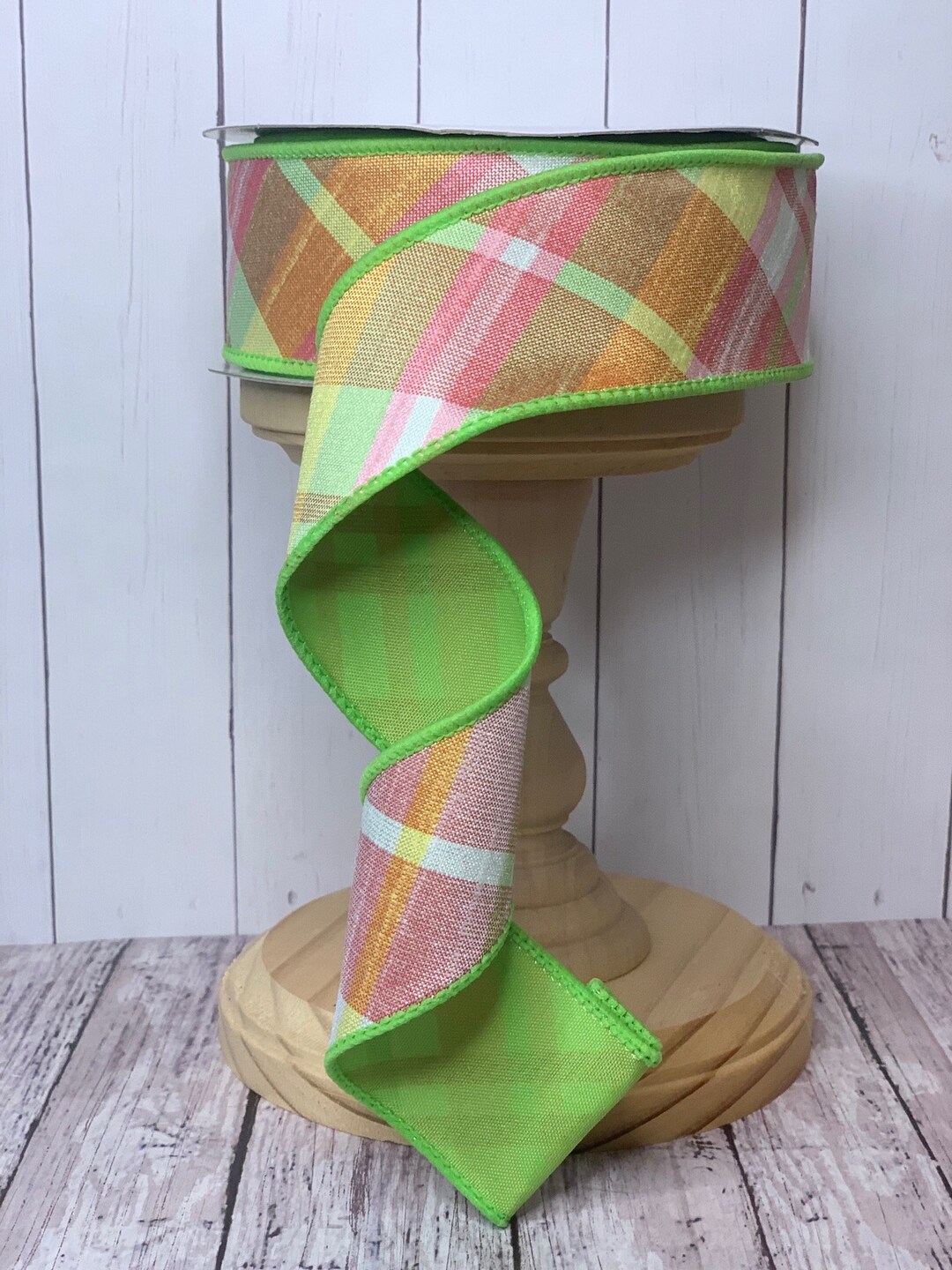 RESTOCKED!! Two-Sided Diagonal Solid and Plaid - Pink, Yellow, Spring ...