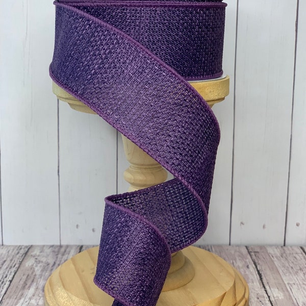 Purple Burlap - Etsy