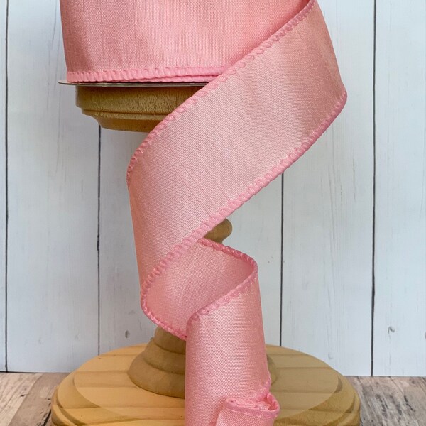 Pink Wired Ribbon - Etsy