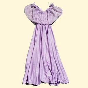 70s Cottagecore Boho Purple Maxi Dress Union Made XXS - Etsy