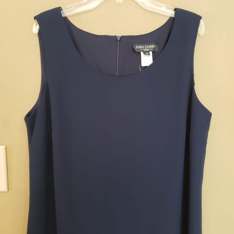 90s Academia Office Siren Navy Maxi Dress - Etsy