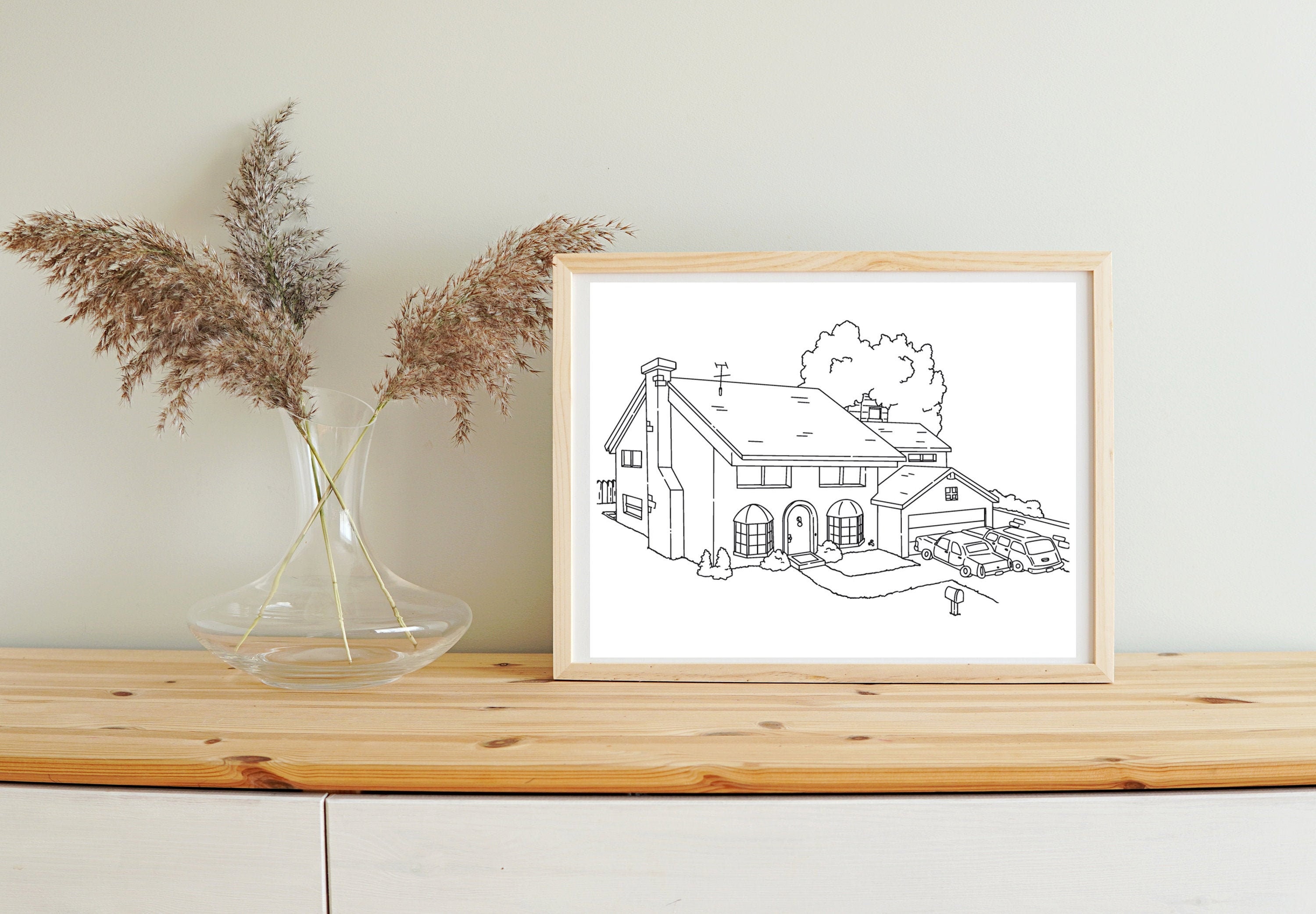 The Simpsons House Art Print Instant Digital Download - Etsy