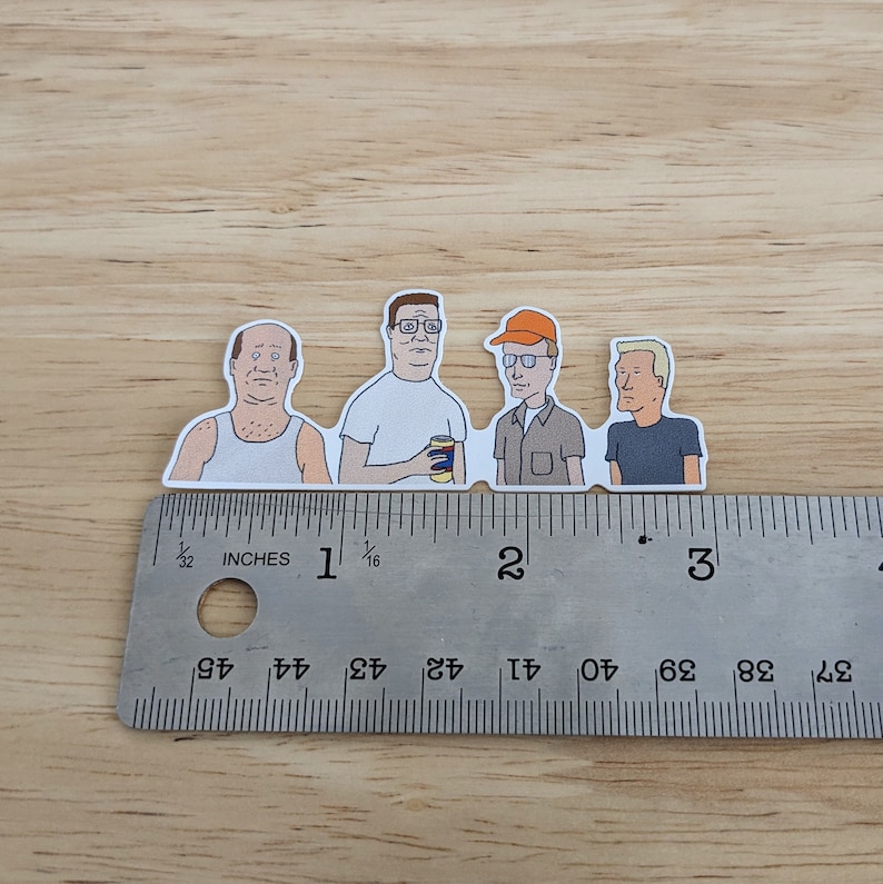 King of the Hill Sticker Die-cut Vinyl Sticker Fan Art Hand Drawn - Etsy