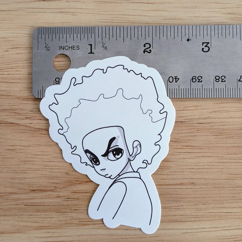 Huey Freeman Sticker | Boondocks | Die-cut Matte Vinyl Sticker 2.25 X ...