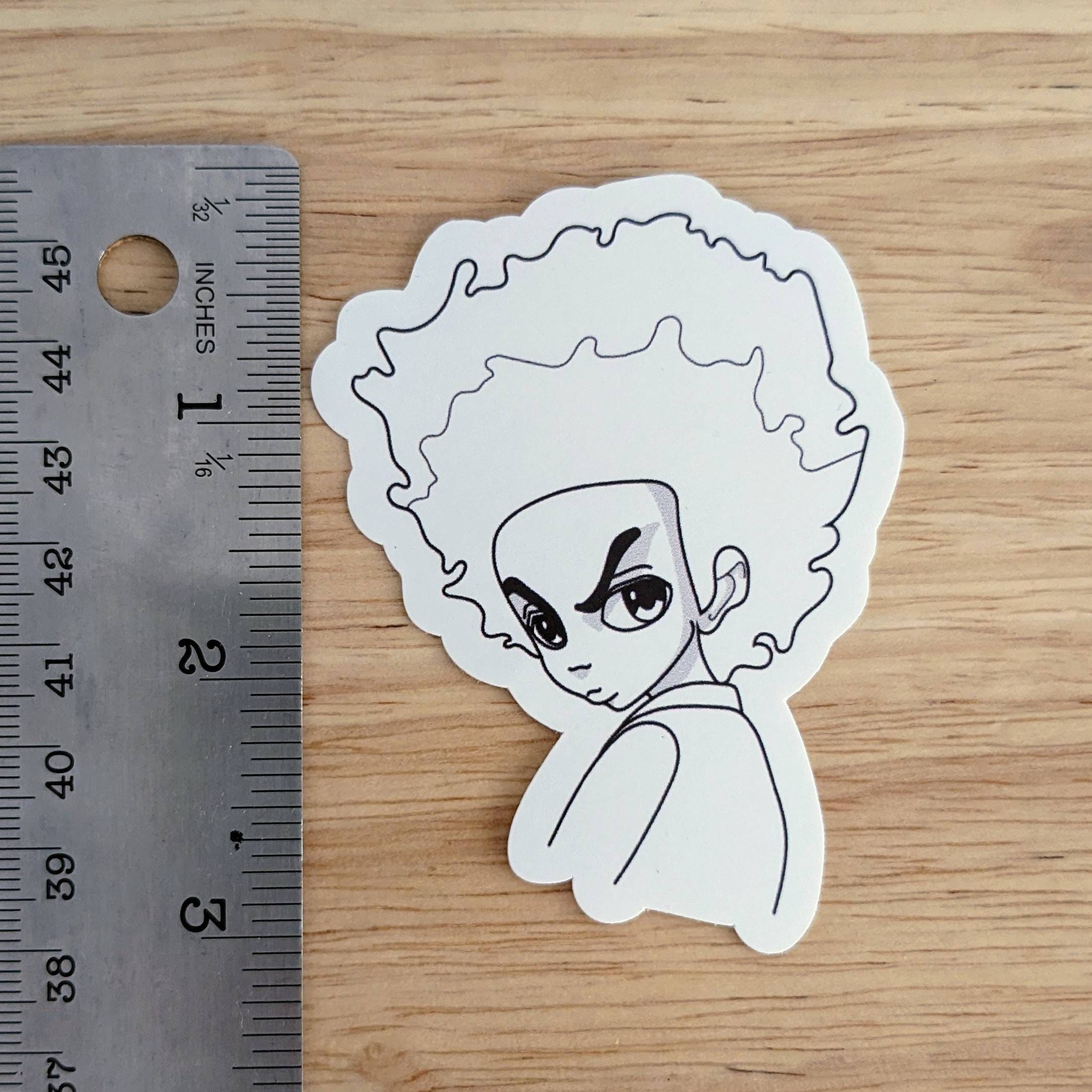 Huey Freeman Sticker | Boondocks | Die-cut Matte Vinyl Sticker 2.25 X ...