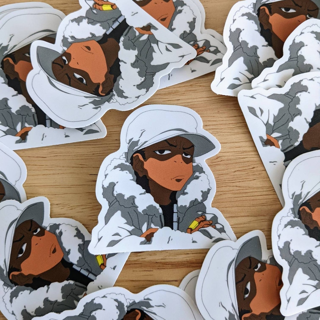 Riley Freeman Sticker | Boondocks | Die-cut Matte Vinyl Sticker | Fan ...