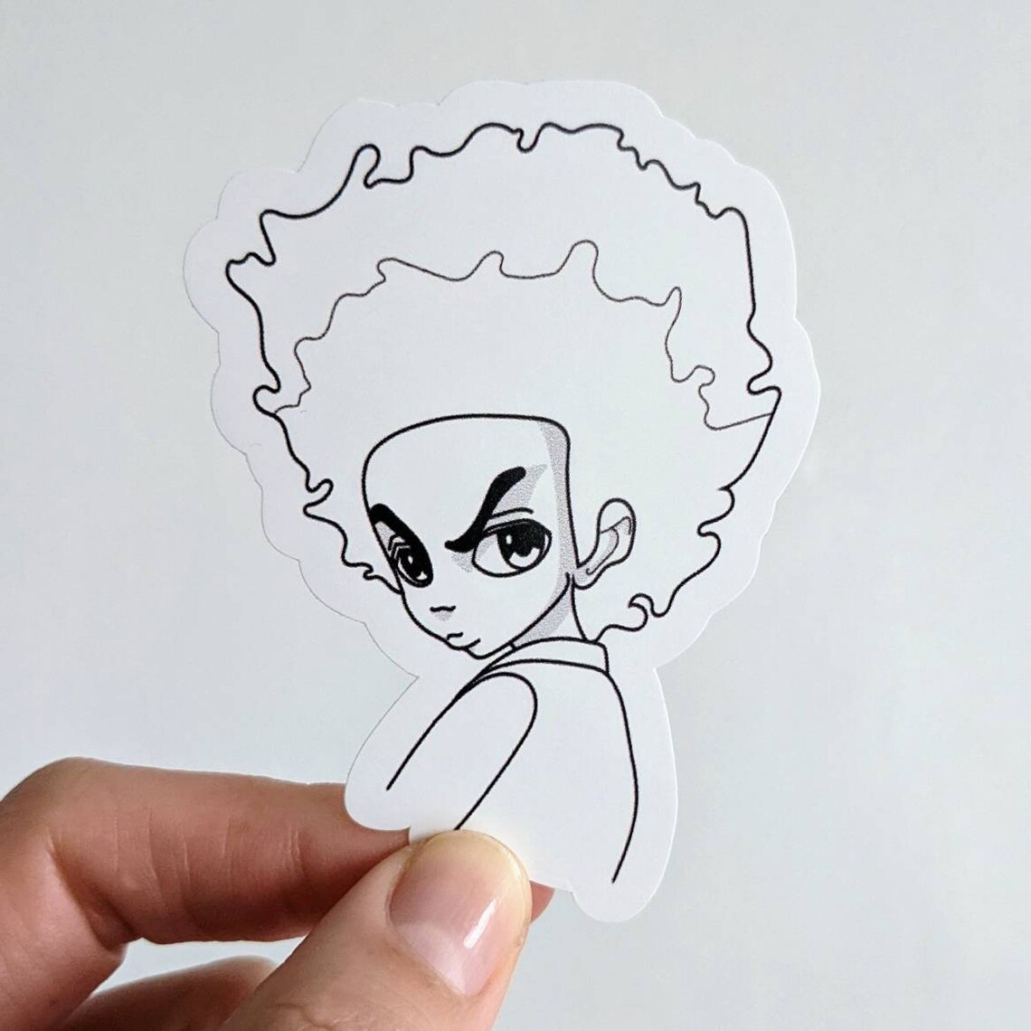 Huey Freeman Sticker Boondocks Die-cut Matte Vinyl Sticker - Etsy