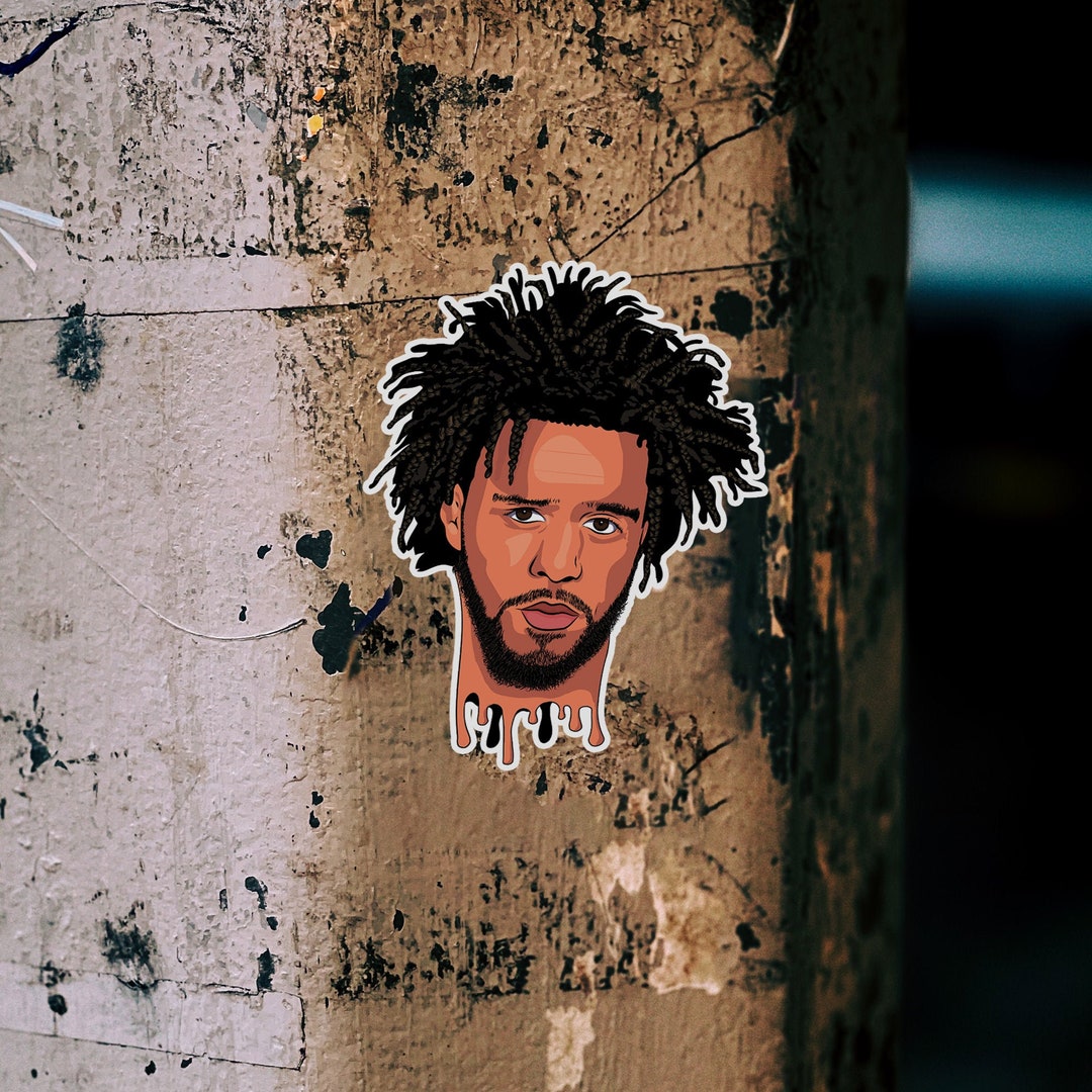 J. COLE DRIP - Rapper Vinyl Sticker - Musical Sticker Aesthetic ...