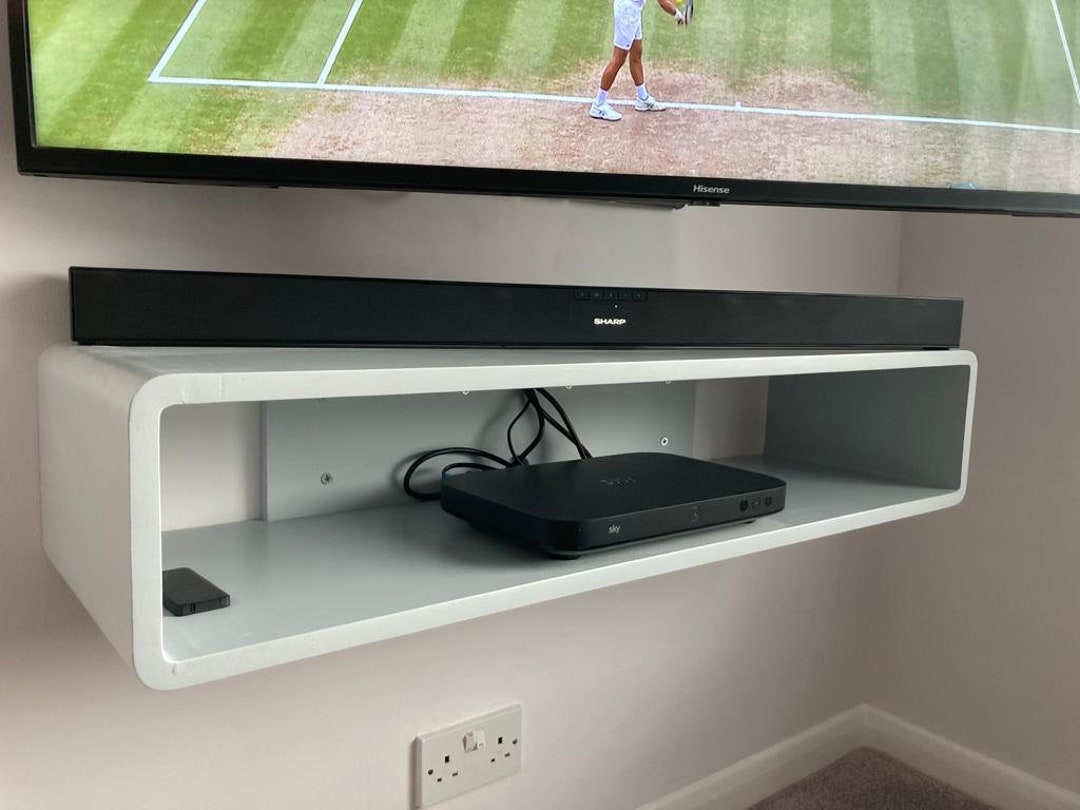 Floating Media Shelf - Etsy UK