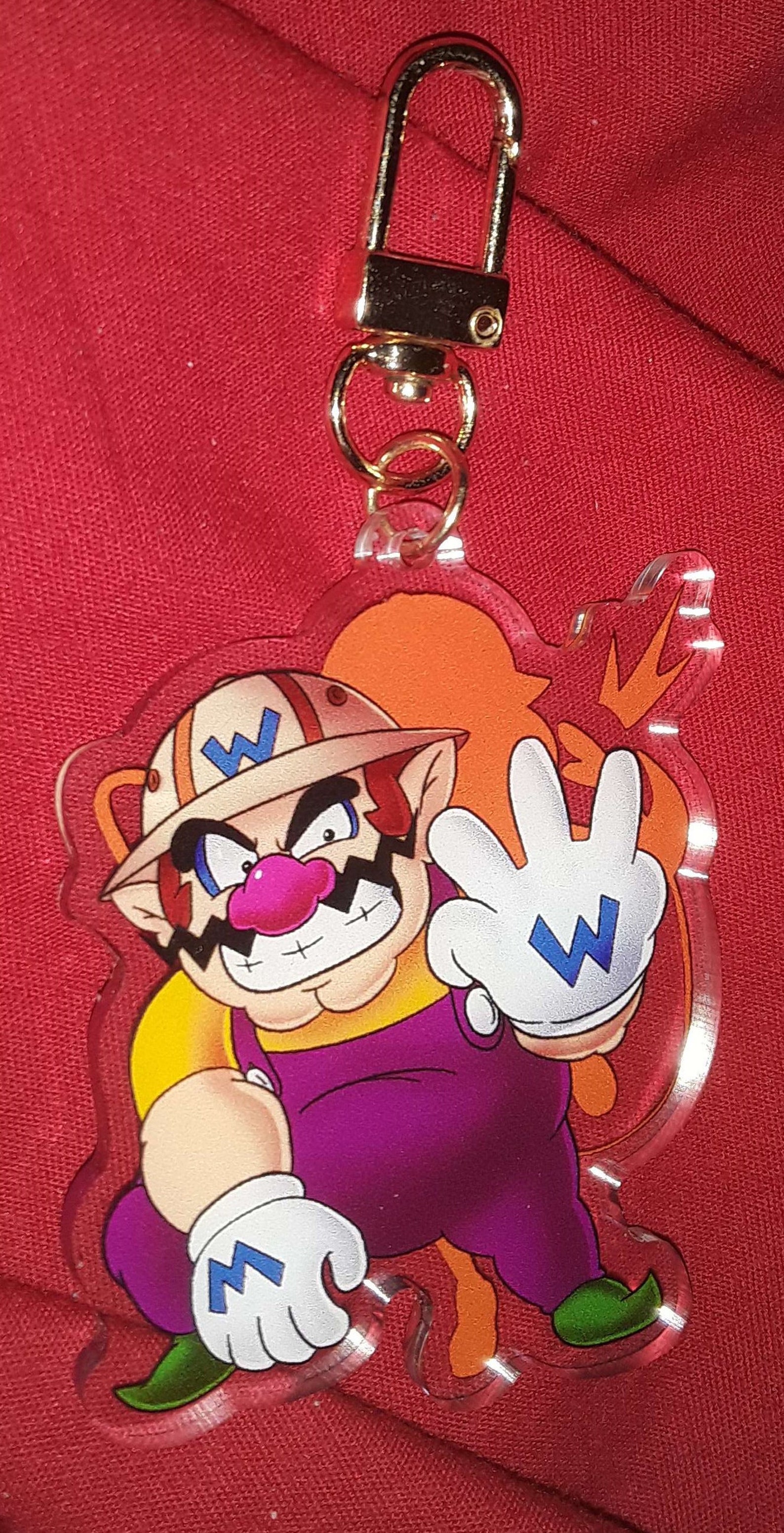 Wario and Mona Keychain - Etsy
