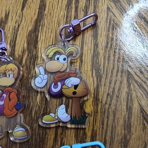 Rayman Keychain/charms! - Etsy