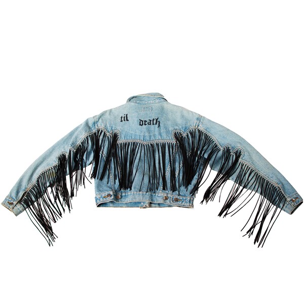 Til Death Leather Jacket - Etsy