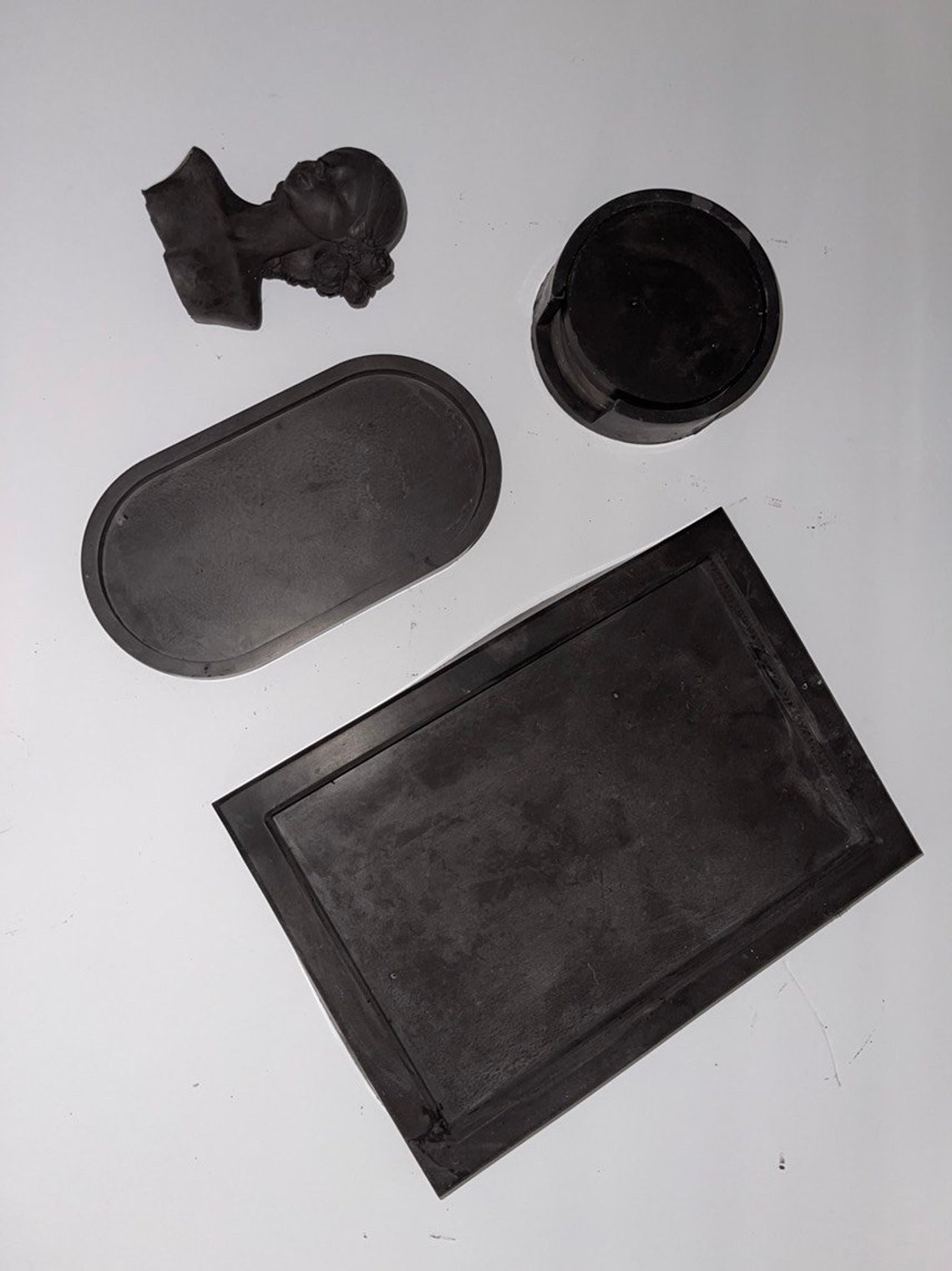 Black Rectangular Ceramic Tray - Etsy